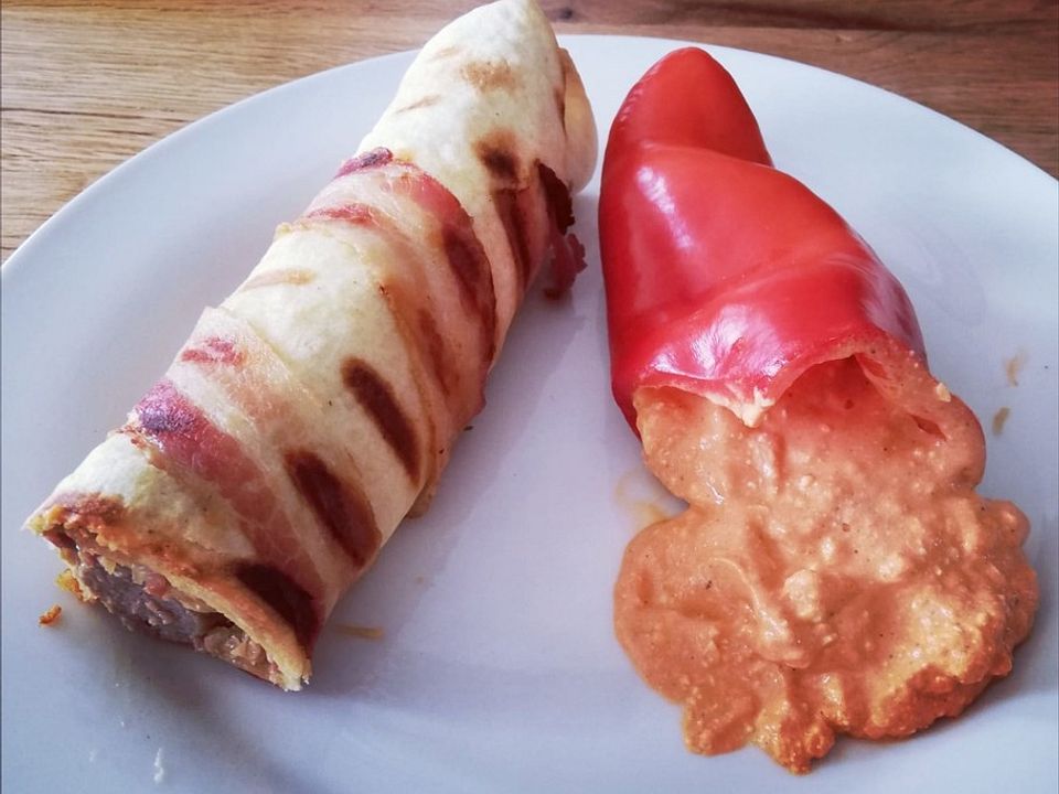 Gegrillte Bratwurst-Wraps von kanickl3000| Chefkoch