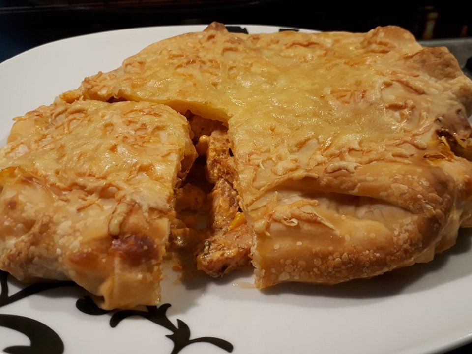Hähnchen-Pizzatasche| Chefkoch