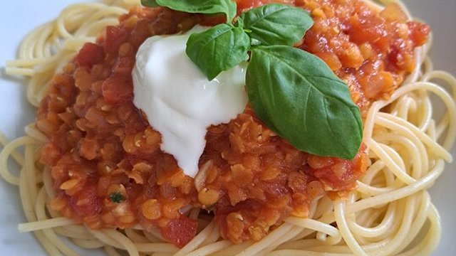 Rote Linsen-Bolognese von SLandTK