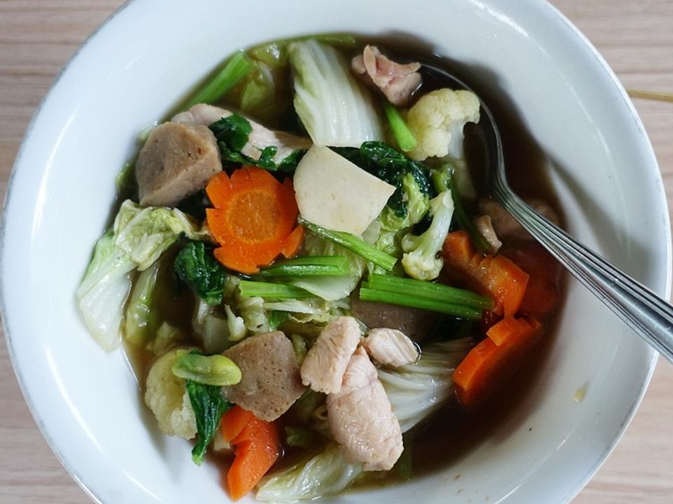 Cap Cay Kuah mit Huhn à la Taman Grija von dieter_sedlaczek| Chefkoch