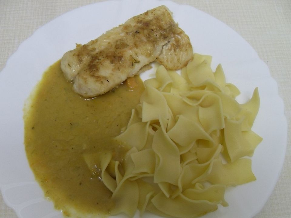 Gebratener Fisch mit Gemüsesoße von Joergi64 | Chefkoch