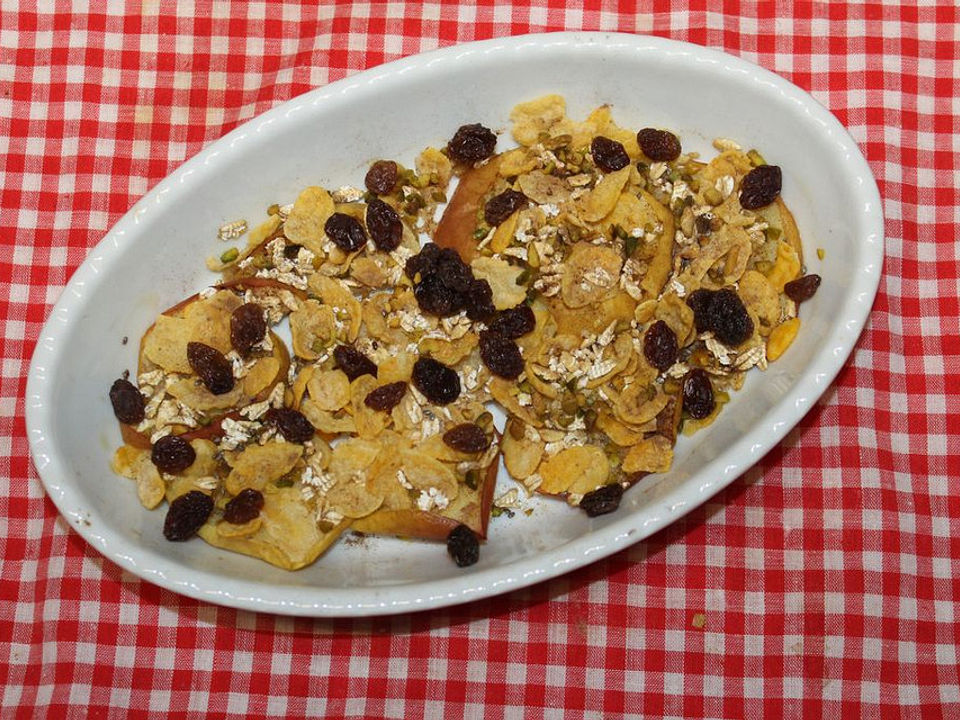 Apfel-Rosinen-Crunch von patty89| Chefkoch