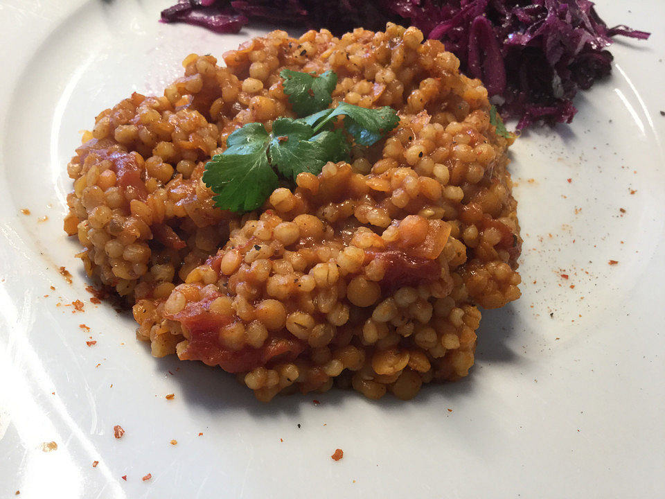 Graupen mit Linsen in Tomatensauce von Fr8schk8ch | Chefkoch