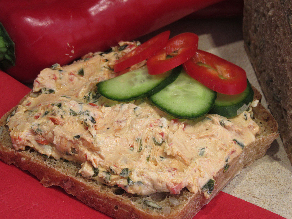 Frischkäse mit Pfannengemüse von Barbabietola| Chefkoch