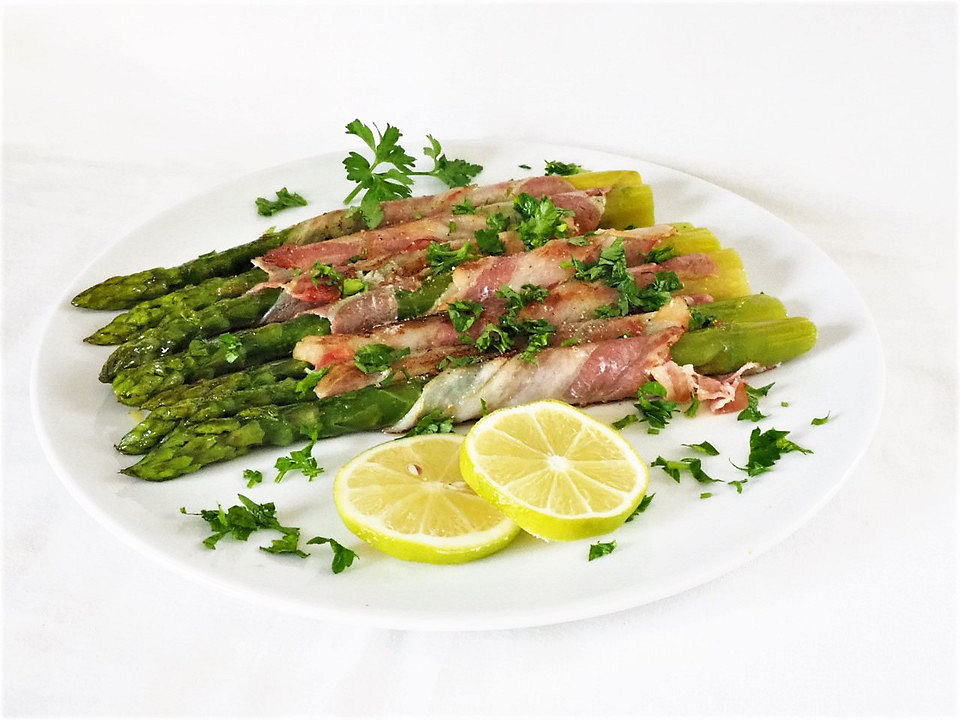 Spargel Im Speckmantel