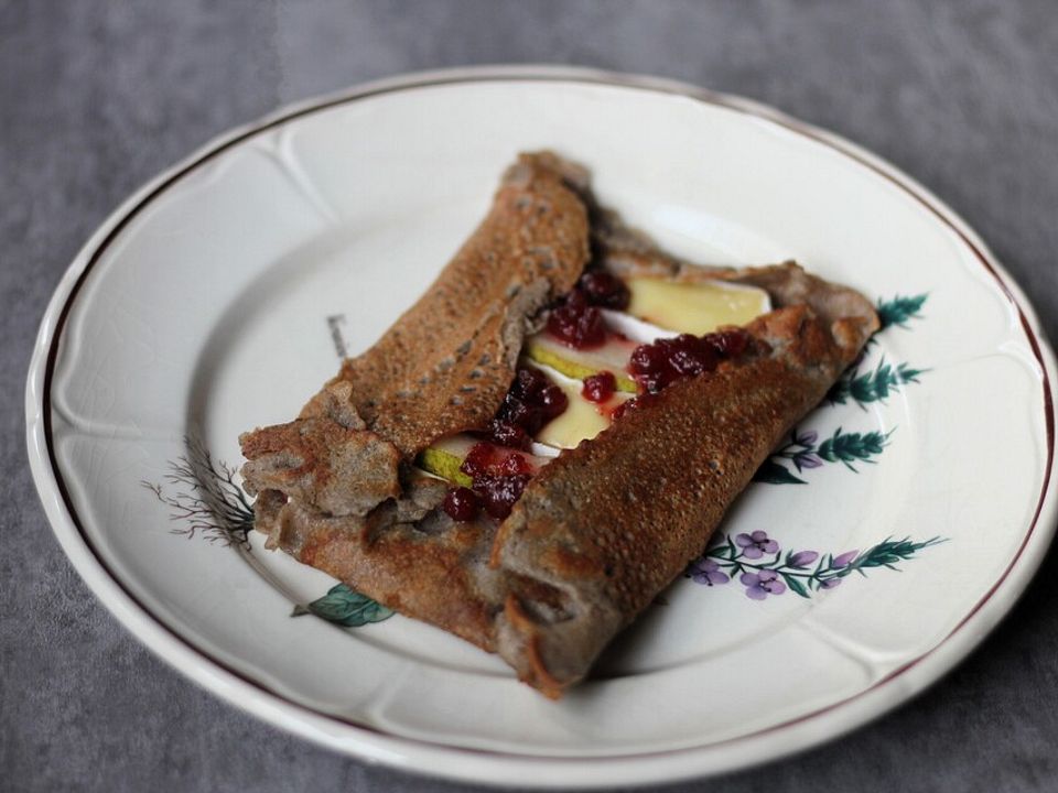 Galettes mit Camembert, Birne und Preiselbeeren von dodith| Chefkoch