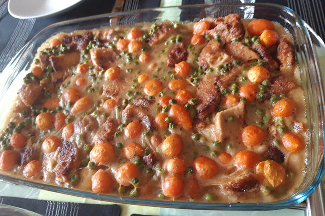 Tortellini-Schnitzel-Auflauf von Skull-Ännä| Chefkoch