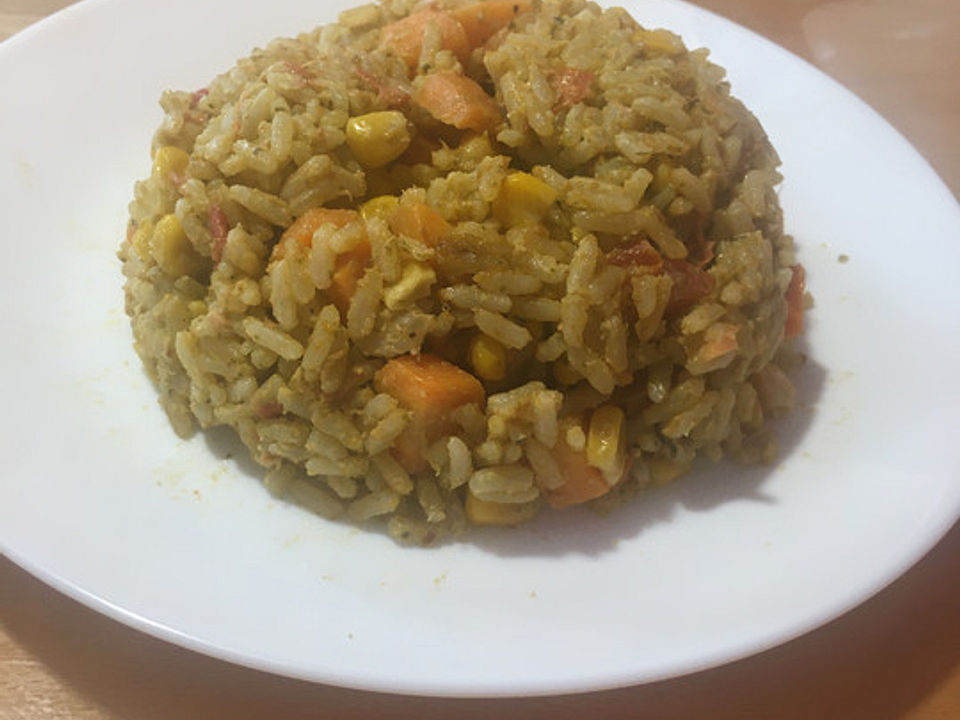 Reispfanne mit Möhren und Mais von Lene.F| Chefkoch