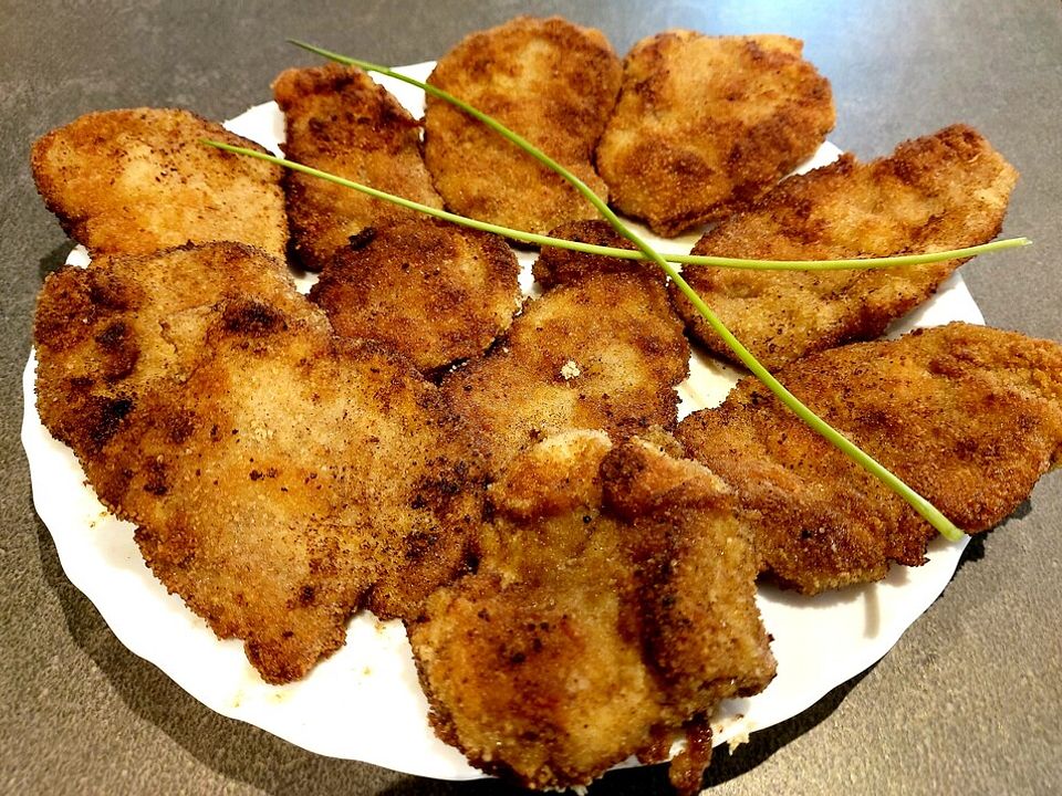 Mini-Frischkäse-Schnitzel von Juulee| Chefkoch