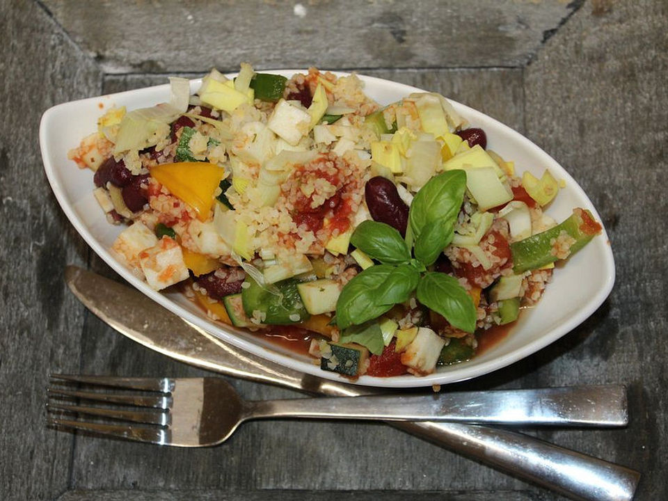 Scharfe Bulgurpfanne von webinho | Chefkoch