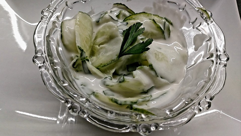 Dressing Gurkensalat Saure Sahne