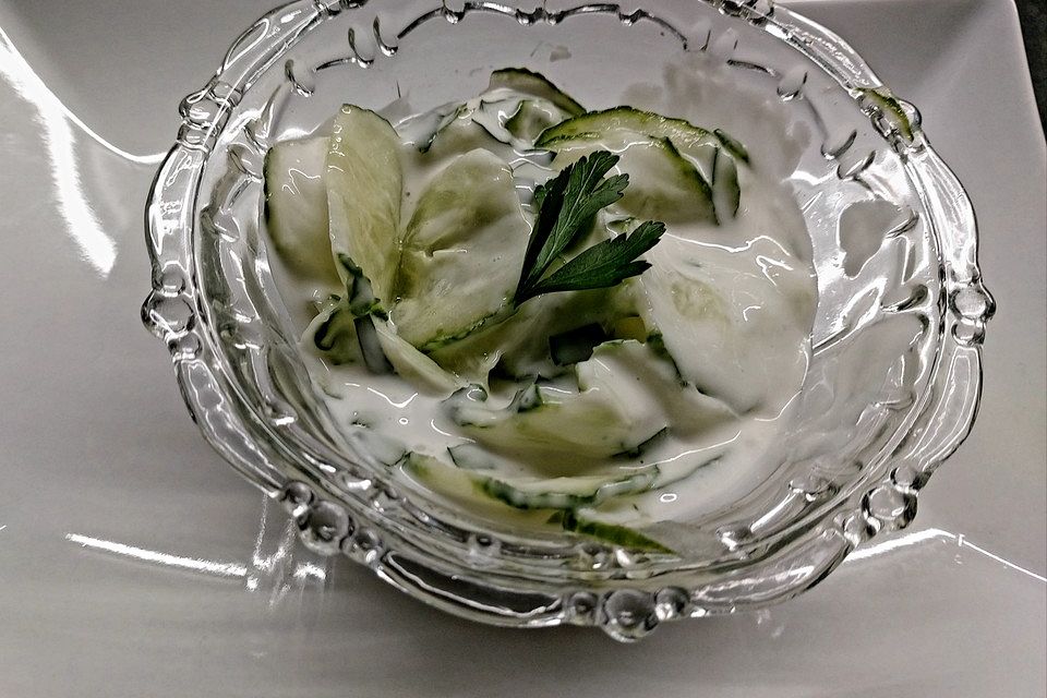 Gurkensalat Dressing Saure Sahne
