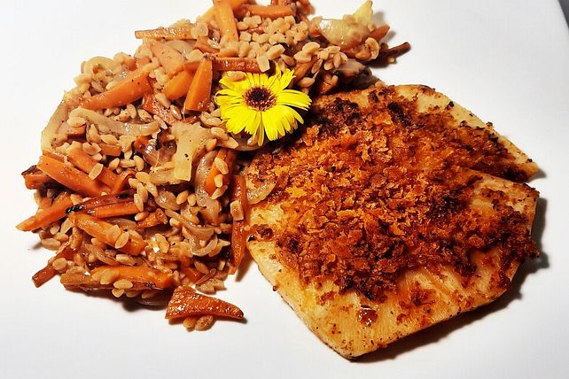 Vegane Risoni-Pfanne mit Karotten und Zwiebeln von wurmmy| Chefkoch