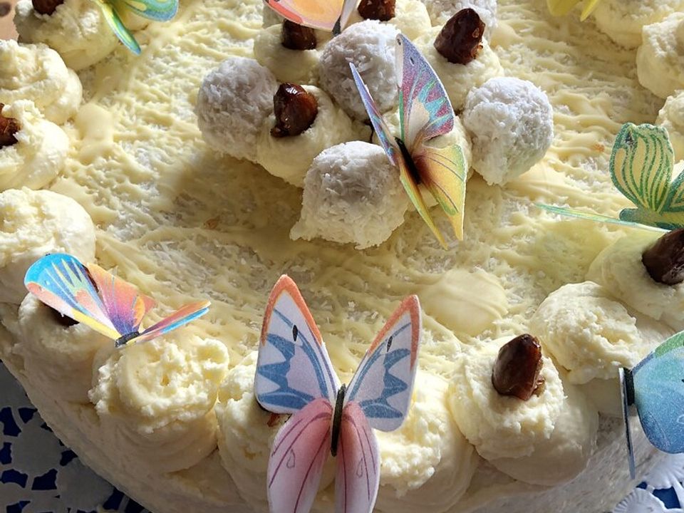 Biskuittorte mit Raffello-Füllung von FieteGastro| Chefkoch
