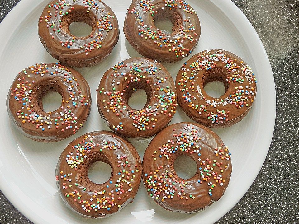 Quark - Kakao - Donuts für die Backform von SummerJune| Chefkoch