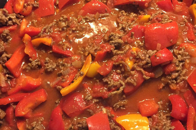 Rinderhack mit Paprikaschoten von uwecook| Chefkoch