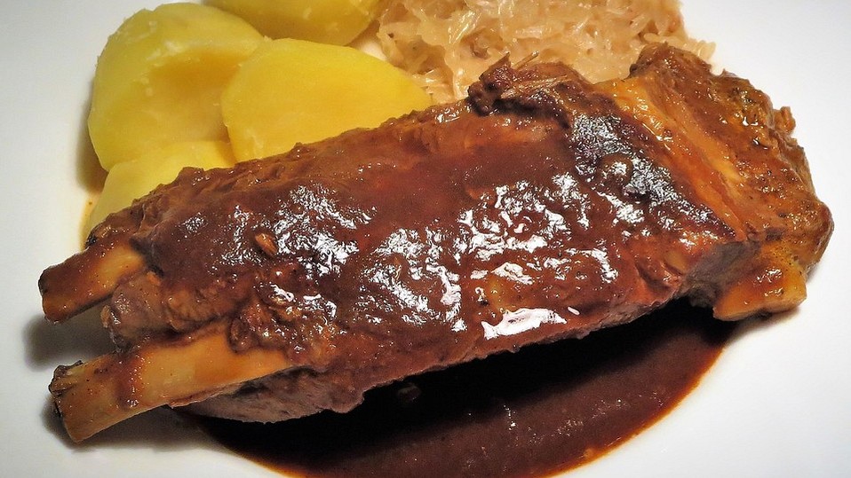 Gekochte Rippchen mit Sauerkraut von Nortz