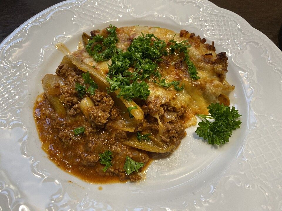 Chicorée-Hackauflauf von monhe| Chefkoch