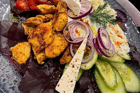 Low Carb Gyros-Teller von antonias_bunter_teller238