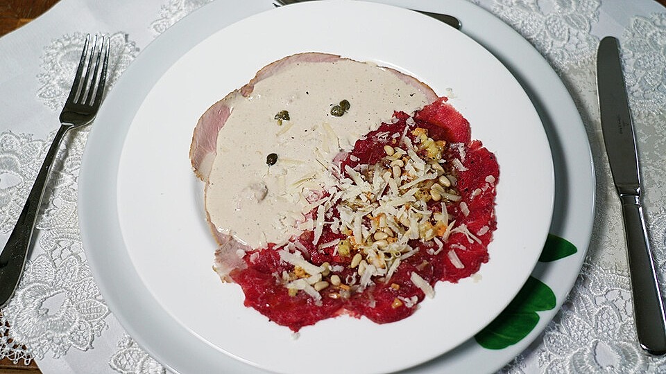 Vitello Tonnato und Carpaccio vom Rind von DasperfekteDinner| Chefkoch