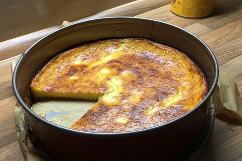 Einfacher Käsekuchen ohne Boden von zossen| Chefkoch
