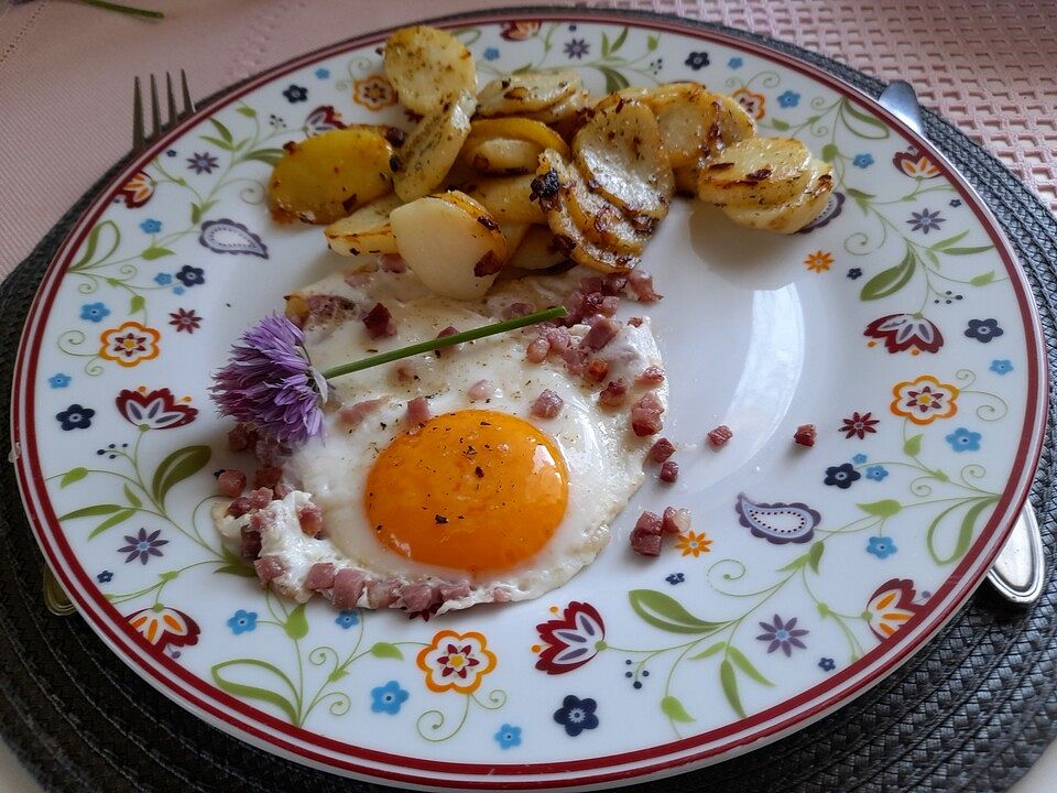 Schinken-Spiegeleier von Juulee| Chefkoch