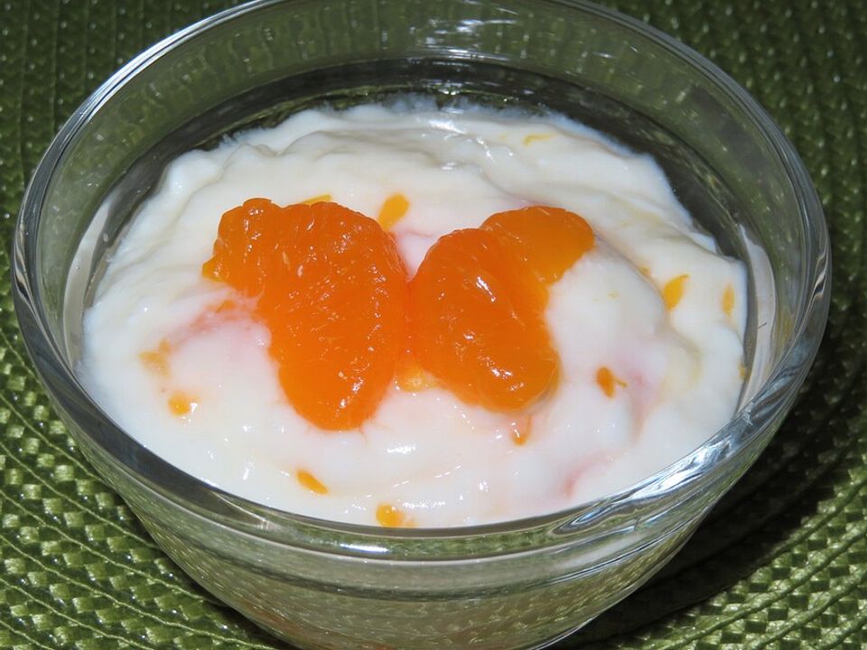 Chrissis Mandarinen-Cremepudding von Backfee5684| Chefkoch