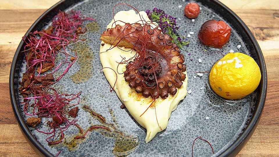 Pulpo, Trüffel, Püree von DasperfekteDinner