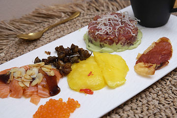 Kalt trifft heiß - Kalter Fisch und heiße Erbse von DasperfekteDinner ...