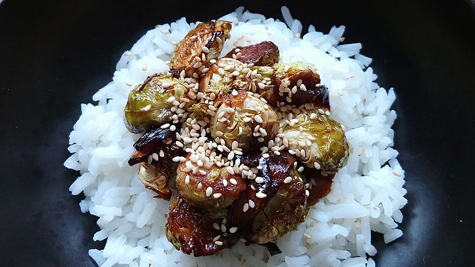 Teriyaki-Rosenkohl vom Blech von fresedo