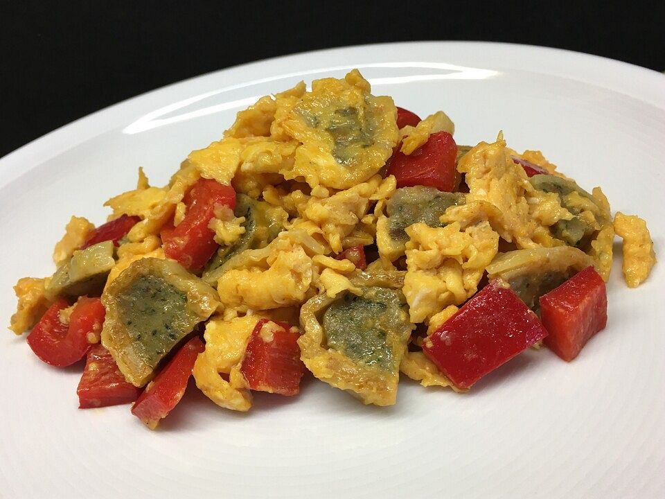 Paprika-Maultaschen im Creme-Ei von Juulee| Chefkoch