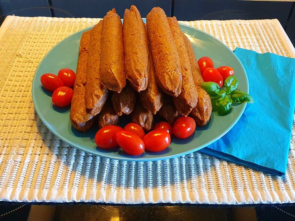 Pikante Seitanwurst auf mediterrane Art von Nephiriel| Chefkoch