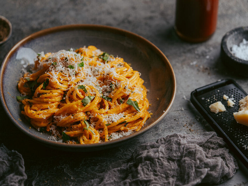Sriracha-Pasta mit Garnelen von Die_Jungs| Chefkoch