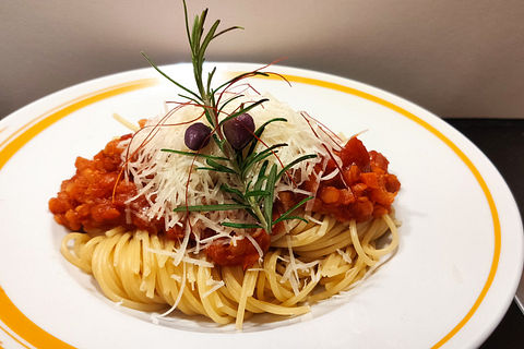 Rote Linsen Bolognese - einfach & schnell