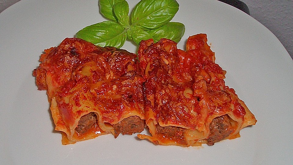 Cannelloni mit Hackfleisch - Tomatensoße von Meskya2