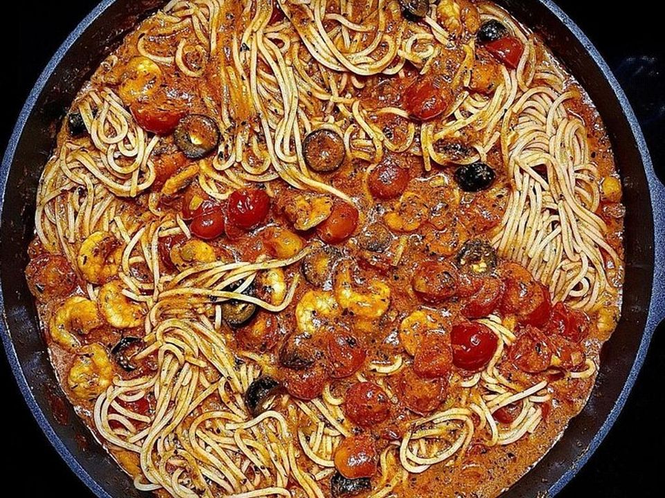 Spaghetti alla Papa mit Garnelen von Jan_aus_W| Chefkoch