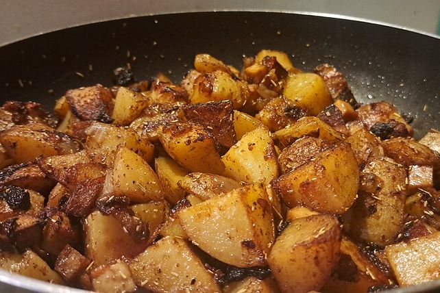 Vegane Bratkartoffeln für Faule von Bashey| Chefkoch