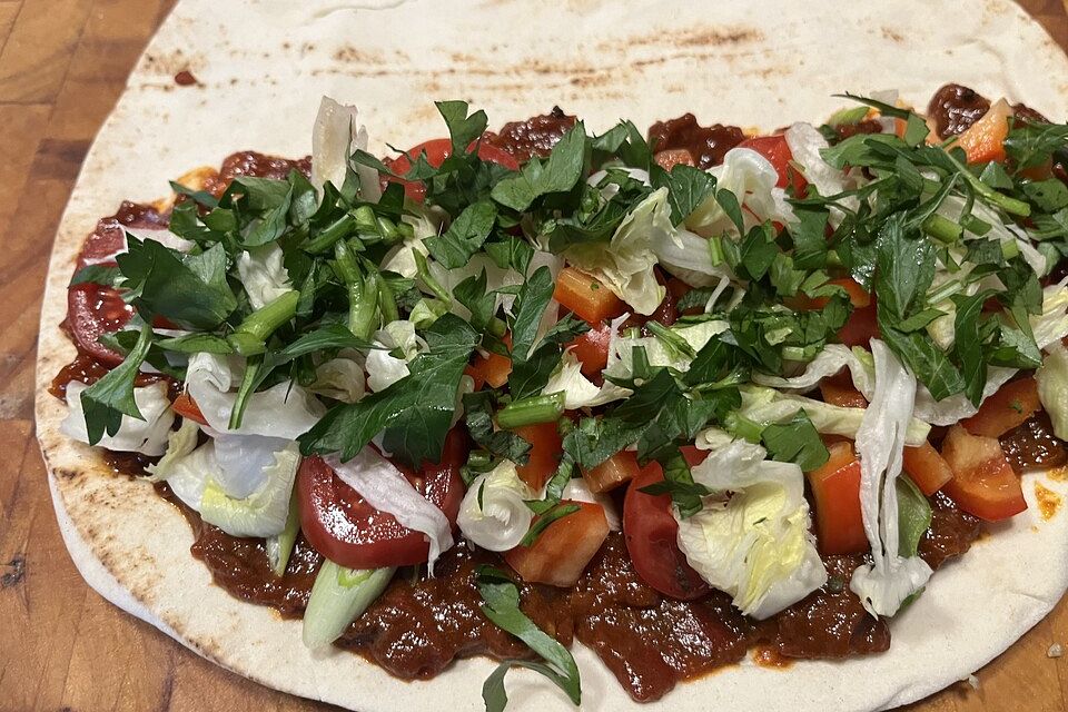 „Calzone“, wie man sie im Nahen Osten machen könnte von Fiefhusener