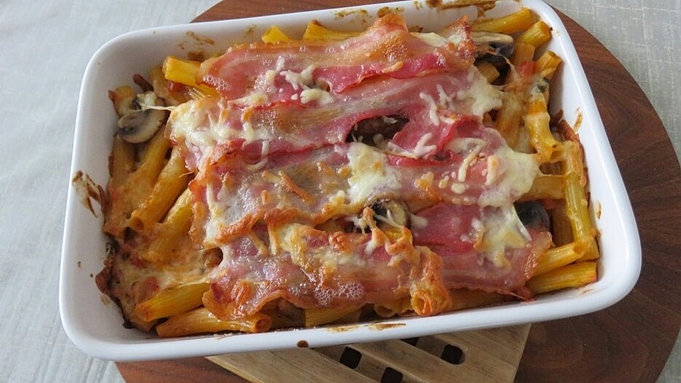 Nudelauflauf mit Bacon von Juulee| Chefkoch