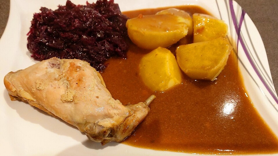 Kaninchenbraten Thüringer Art von Micaela