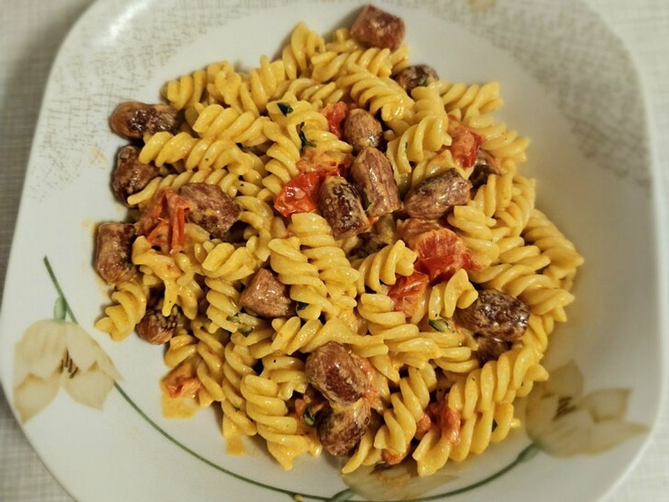 Power-Pasta mit Cabanossi von UweFresse| Chefkoch