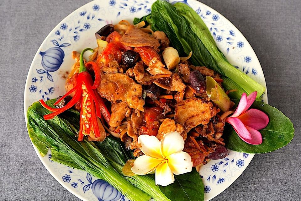Cap Cay mit Huhn und Pak Choi in Austernsauce von dieter_sedlaczek