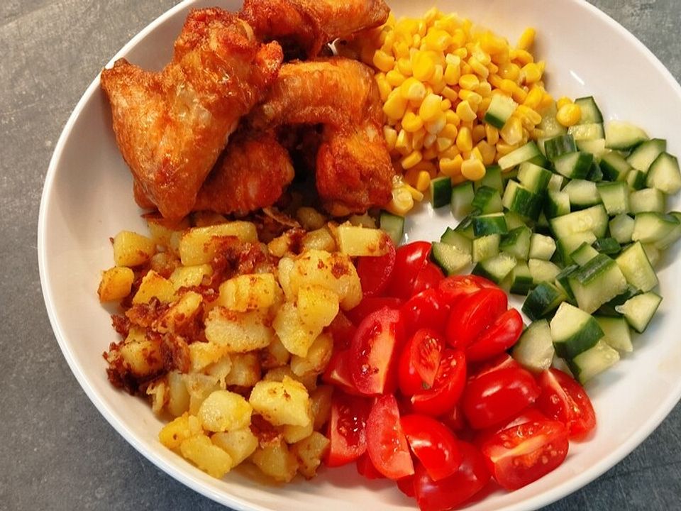 Chicken Wings Bowl von lukpaulo| Chefkoch