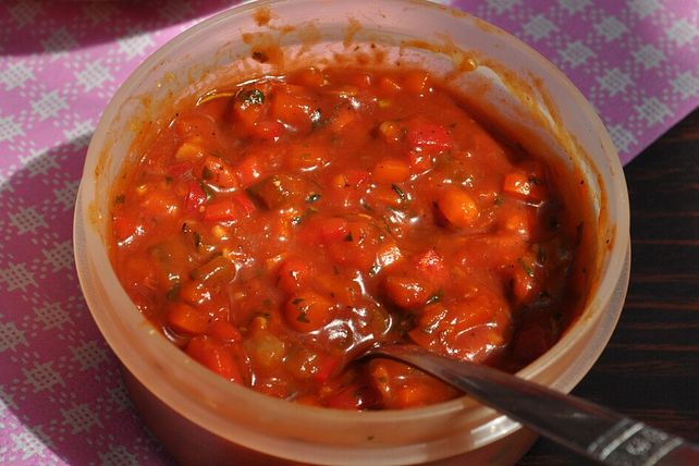 Tomaten-Paprika-Salsa von inwong| Chefkoch