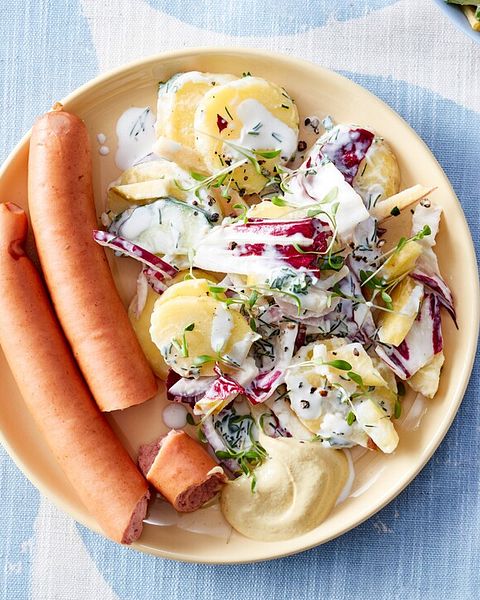 Kartoffelsalat Mit Apfel Und Gurke