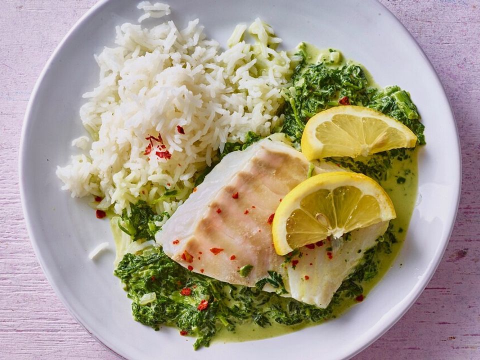 Kokos-Spinat mit Fisch von fuerjedentag| Chefkoch