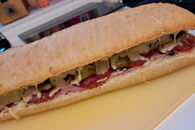 Croque - Belegtes Baguette von 0_Kelly_0