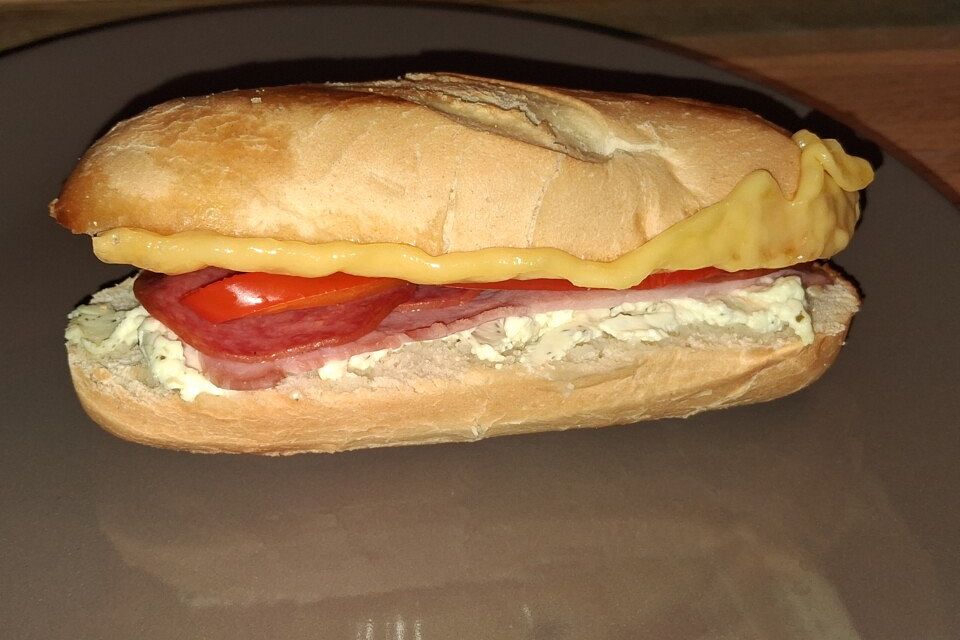 Croque - Belegtes Baguette von 0_Kelly_0