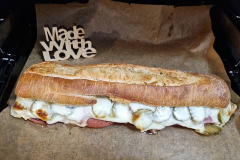 Croque - Belegtes Baguette von 0_Kelly_0