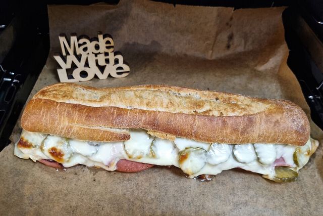 Croque - Belegtes Baguette von 0_Kelly_0
